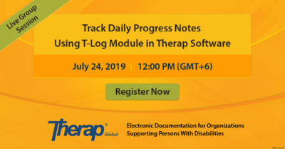 Track Daily Progress Notes Using T-Log Module in Therap Software