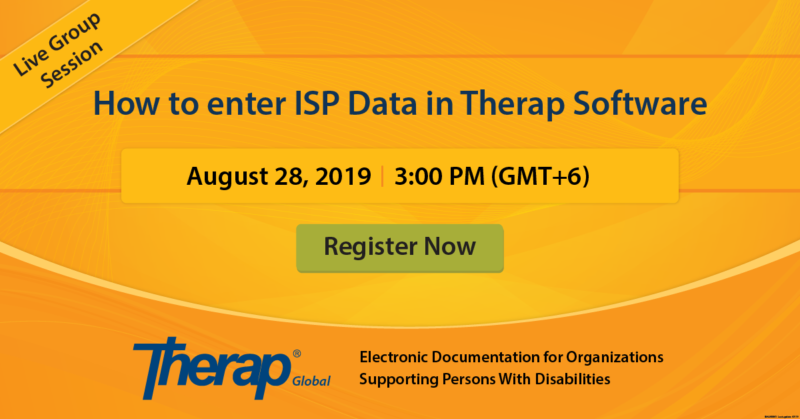 How to enter ISP Data on the Therap Software - Online Documentation ...