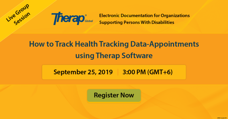 How to Track Health Tracking Data - Appointments using Therap Software ...