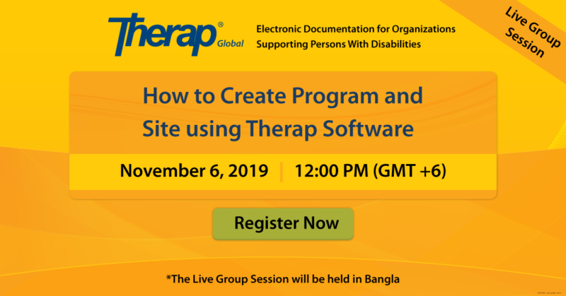 Learn how to Create Program and Site Using Therap Software - Online ...