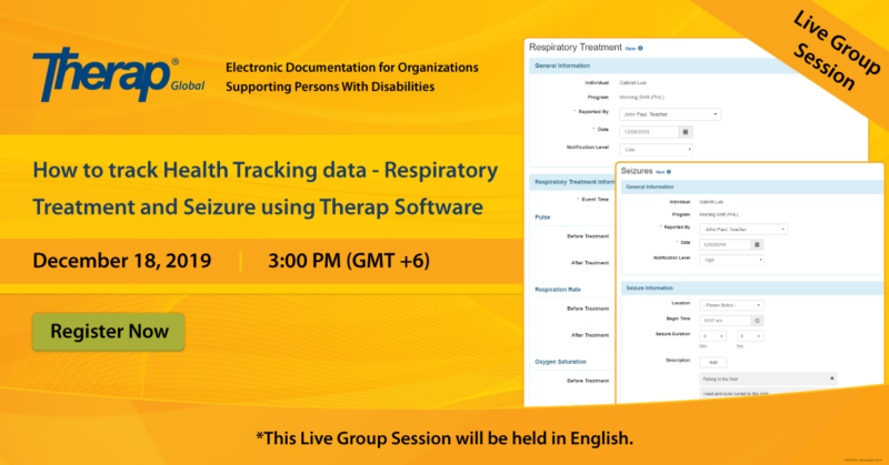 How to track Health Tracking data - Respiratory Treatment and Seizures ...