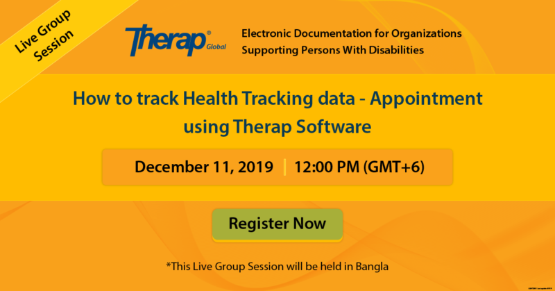 How to track Health Tracking data - Appointment using Therap Software ...