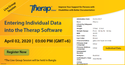 Entering Individual Data into the Therap software - Online ...