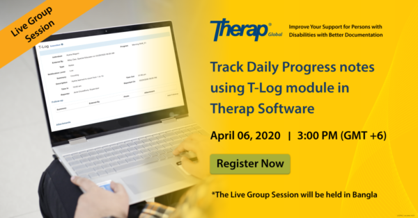 Track Daily Progress notes using T-Log module in Therap Software ...