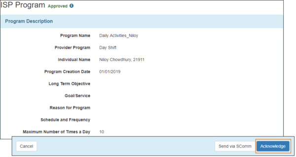 Enter ISP Data - Therap Global
