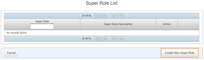 Create or Manage Super Roles - Therap Global