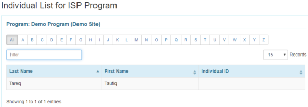 Generate ISP Report - Programmatic Report - Therap Global