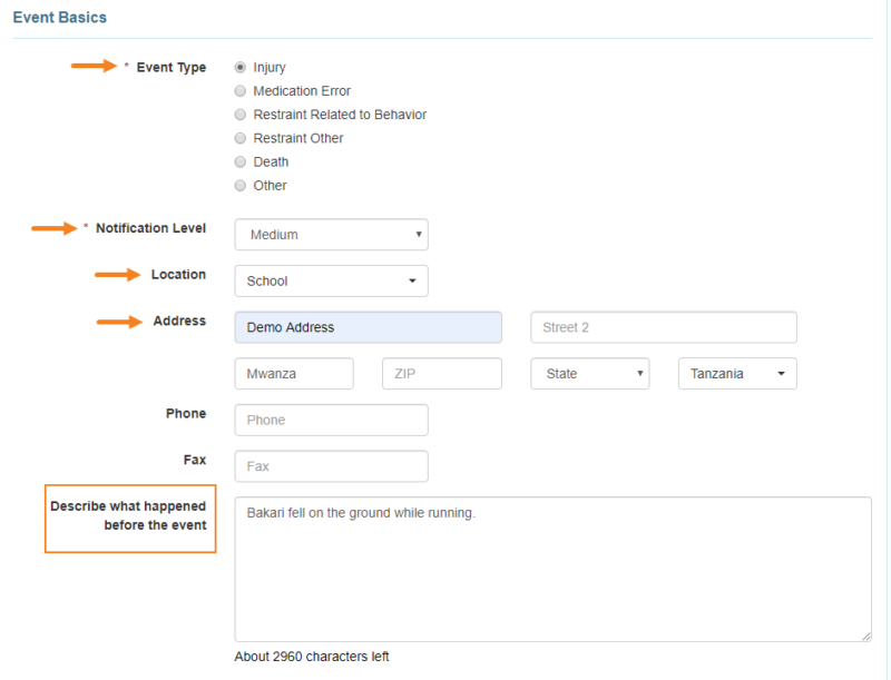 Create General Event Reports (GER) - Therap Global