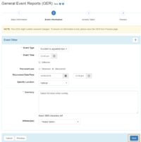 Create General Event Reports (GER) - Therap Global