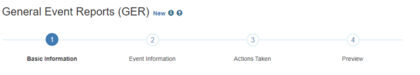 Create General Event Reports (GER) - Therap Global