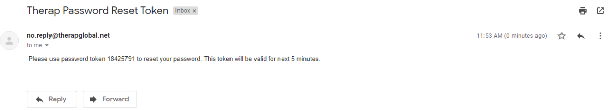 Self Password Reset - Therap Global