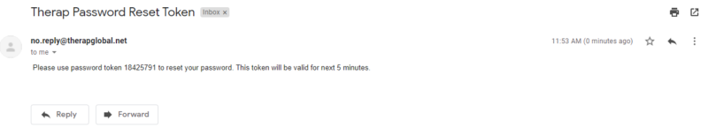 Self Password Reset - Therap Global