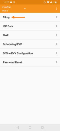 Enter T-Log in Therap Mobile App - Therap Global