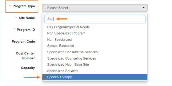 Create New Program - Therap Global