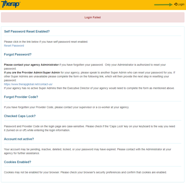 Login to Therap - Therap Global