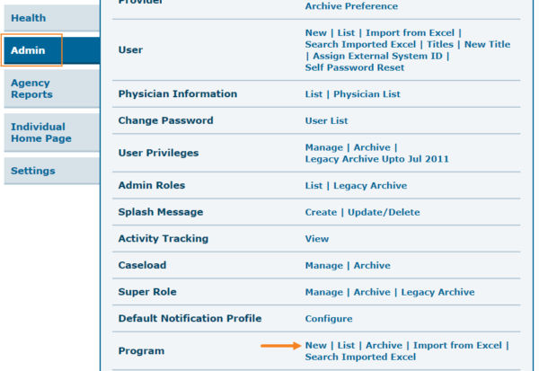 Create New Program - Therap Global
