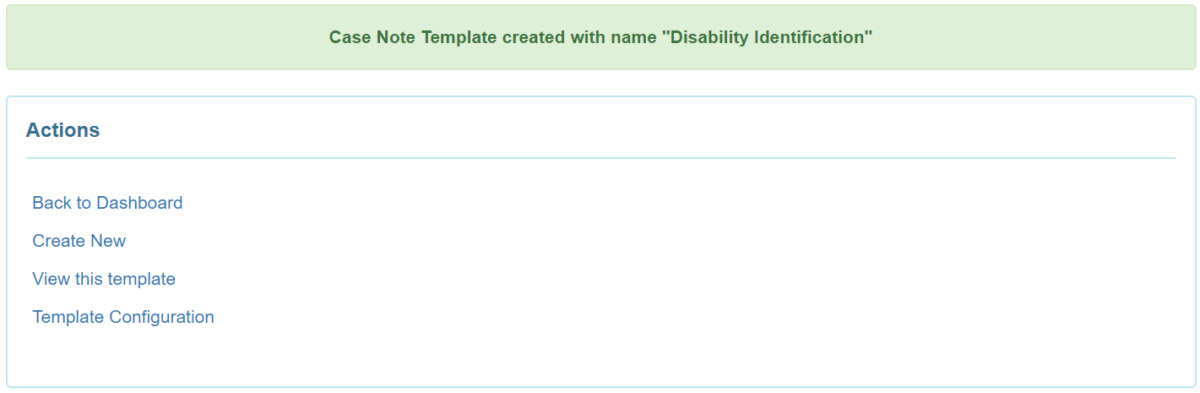 Create Case Note Template - Therap Global
