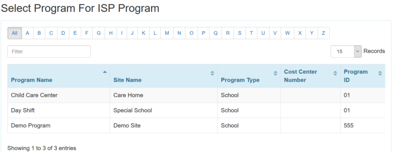 Generate ISP Report - Programmatic Report - Therap Global