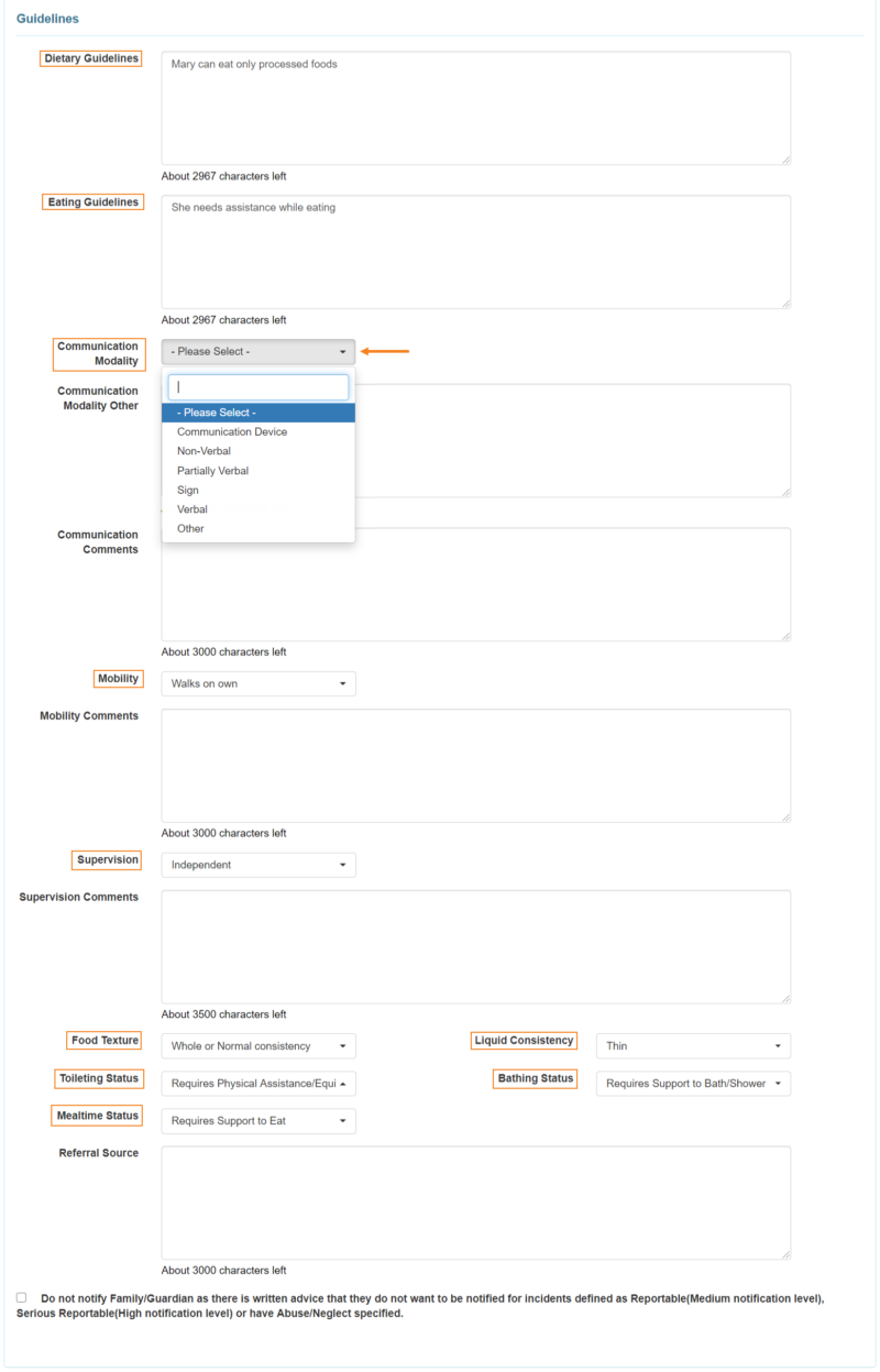 IDF- Edit Individual Details - Therap Global