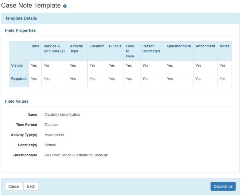 Create Case Note Template - Therap Global