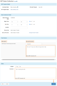 Enter ISP Data - Therap Global