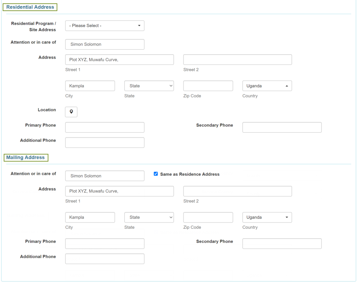 Individual Intake - Admit and Program Enrollment - Therap Global