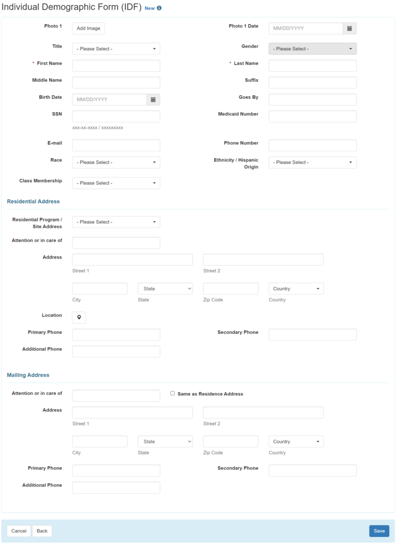Individual Intake - Admit and Program Enrollment - Therap Global