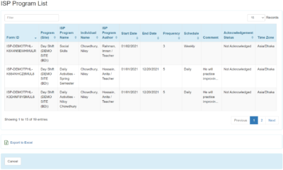 Enter ISP Data - Therap Global