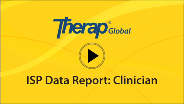 ISP Data Report: Clinician - Therap Global
