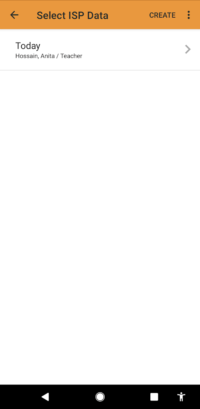 Enter ISP Data in Mobile App - Therap Global