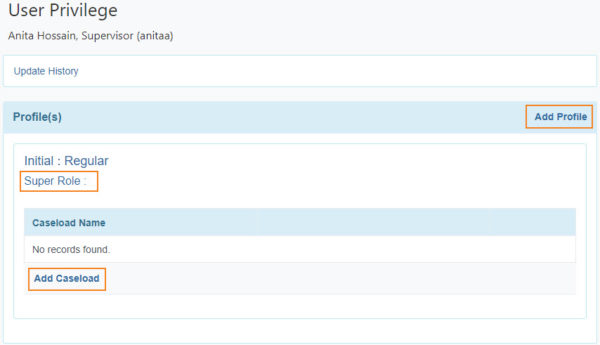 Manage User Privileges - Therap Global