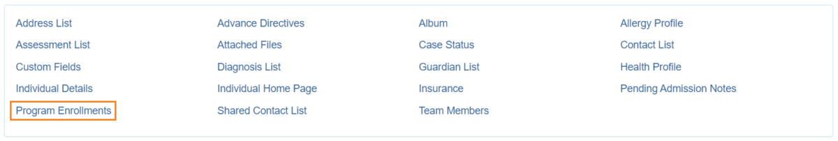 Individual Intake - Admit and Program Enrollment - Therap Global
