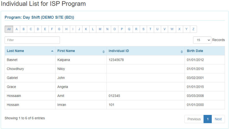 Enter ISP Data - Therap Global