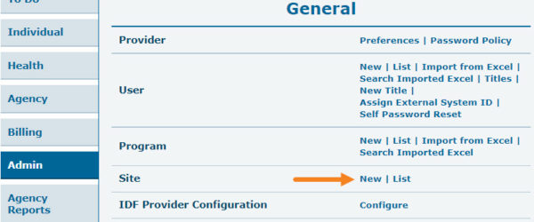 Create New Site - Therap Global
