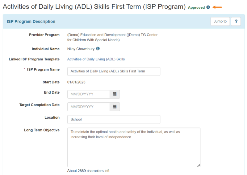 Search ISP Program - Therap Global