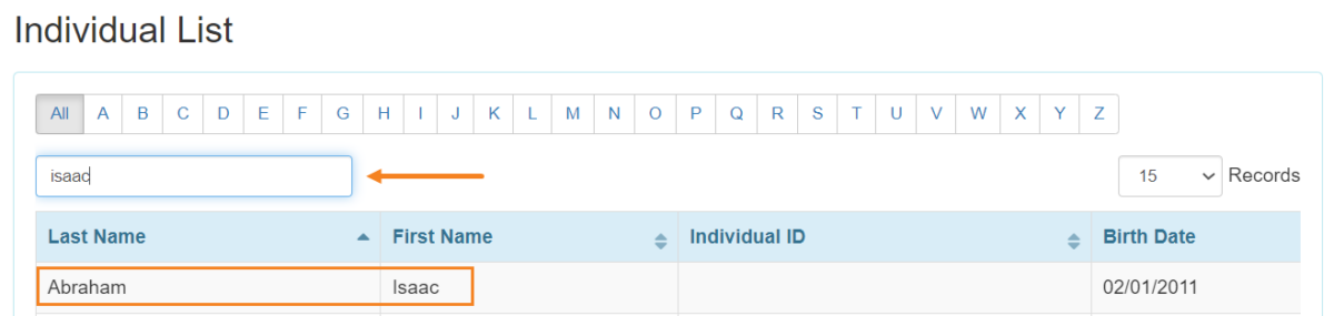 medical info individual list - Therap Global
