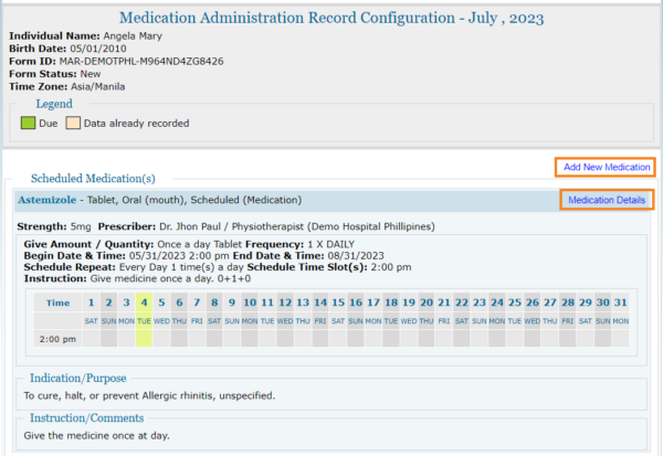 Configure and Approve MAR - Therap Global