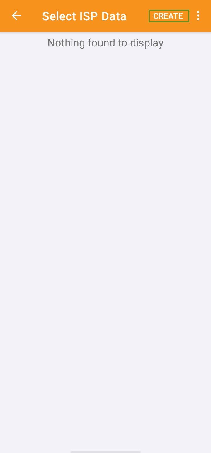 Enter ISP Data in Mobile App - Therap Global