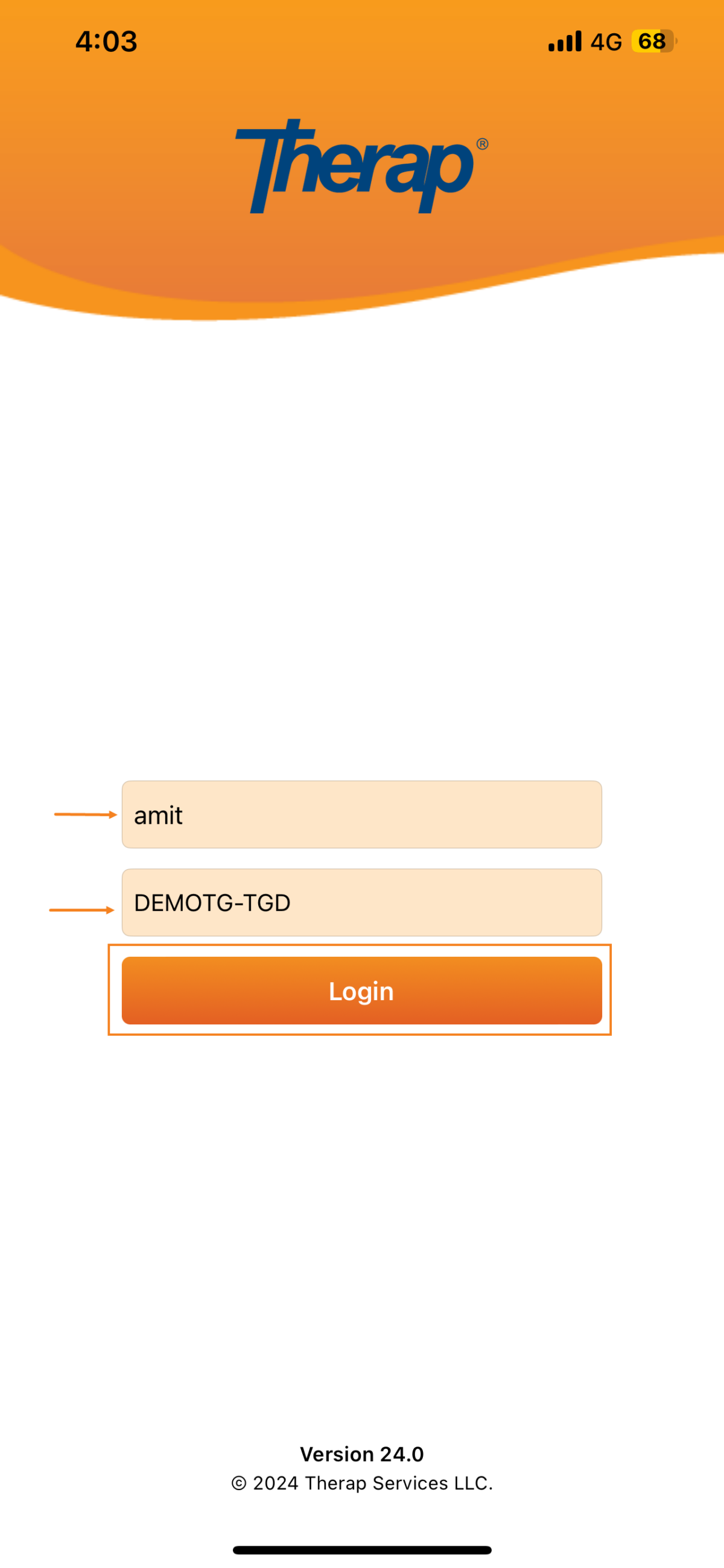 Login To Therap from Therap Mobile App - Therap Global