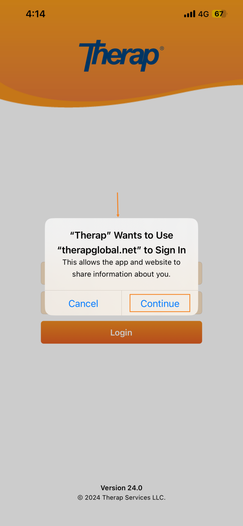 Login To Therap from Therap Mobile App - Therap Global