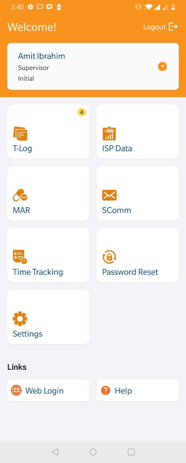 Login To Therap from Therap Mobile App - Therap Global