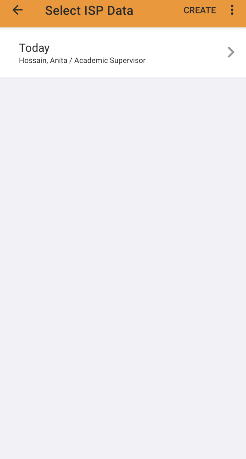 Enter ISP Data in Mobile App - Therap Global
