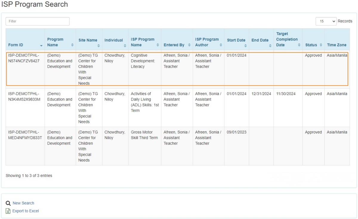 Discontinue ISP Program - Therap Global