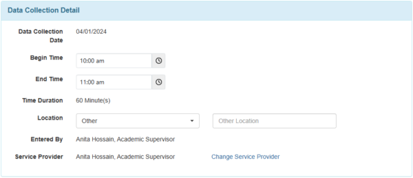 Enter ISP Data - Therap Global
